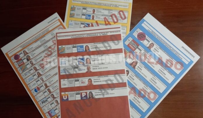 Ya se conocen las boletas únicas con que se votará el 13 de abril ...